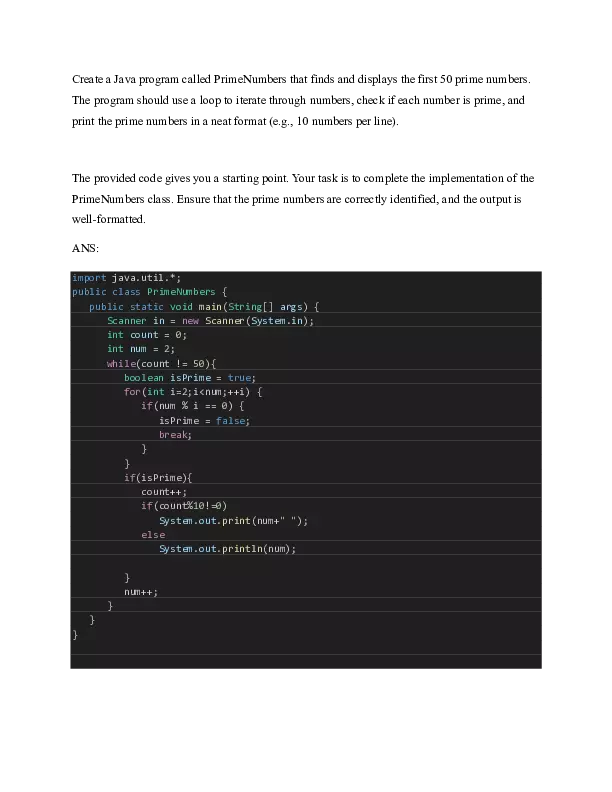 Java Program Prime Numbers Edubirdie Java Program Prime Numbers Edubirdie